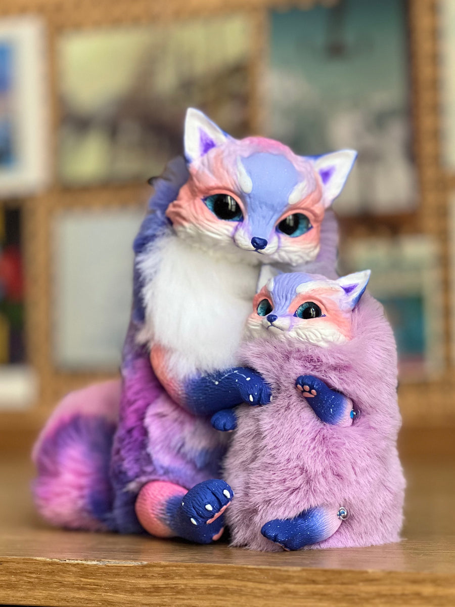 Mama Fox and Baby Fox – Gift of Mercury