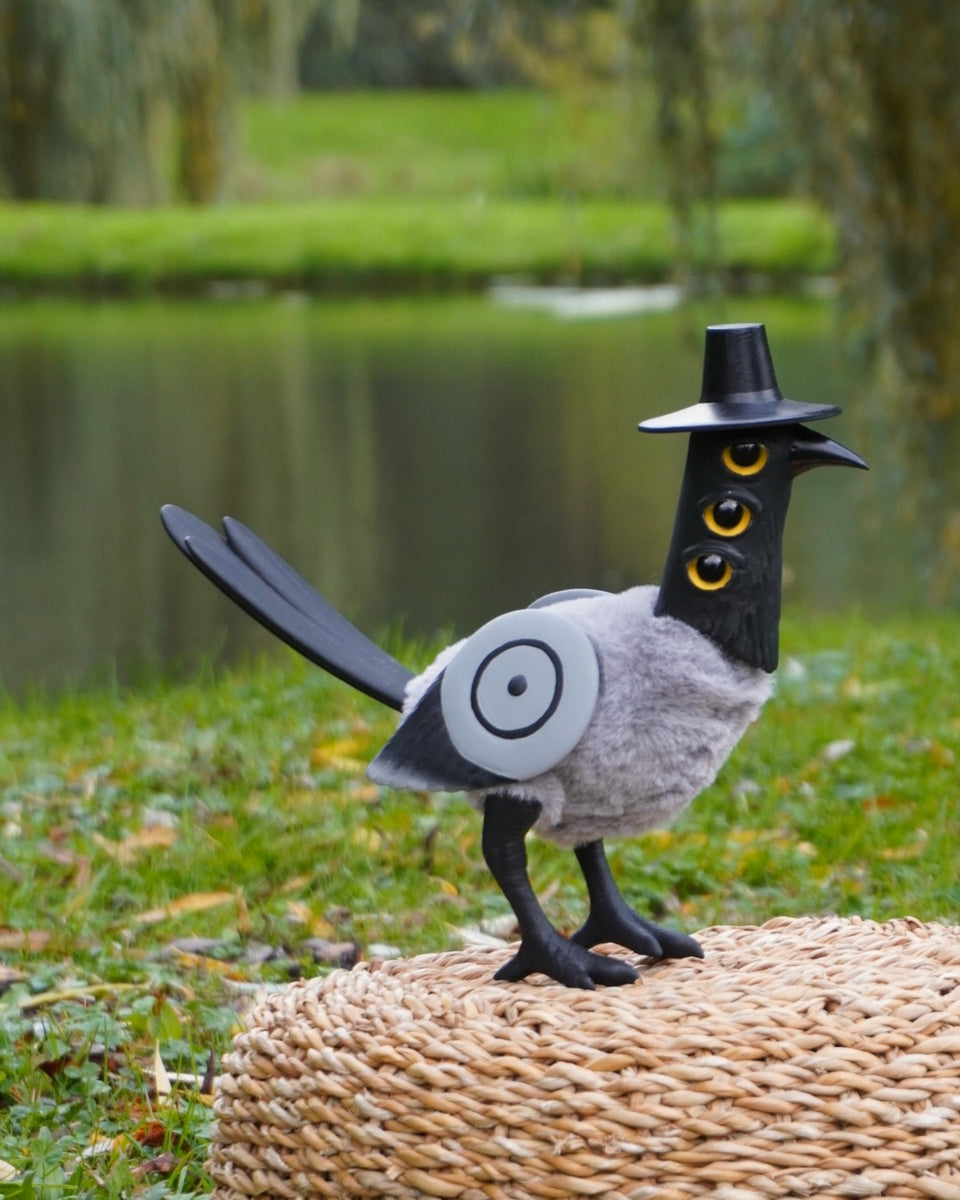 Extraterrestrial magpie - cute bird in a hat – Gift of Mercury