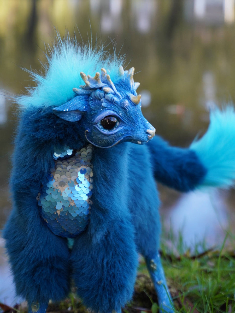 Baby qilin– Blue – Gift of Mercury