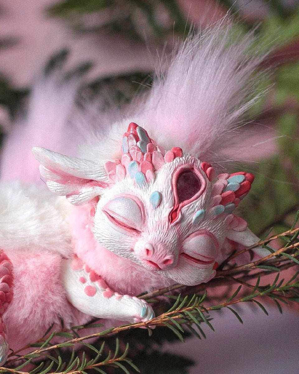 Pink baby dragon(sleepy) – Gift of Mercury